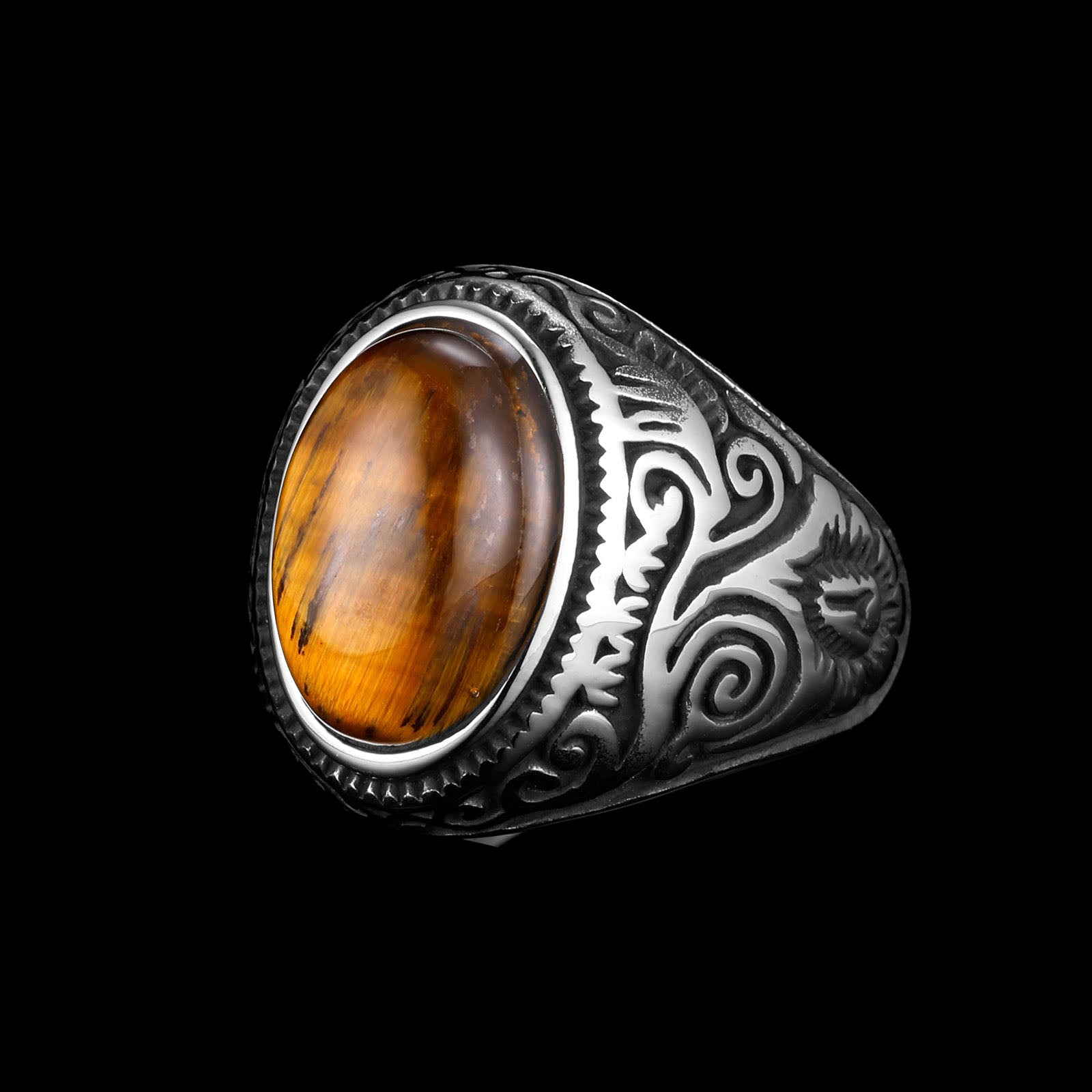 BROWN EYES. Gemstone Ring