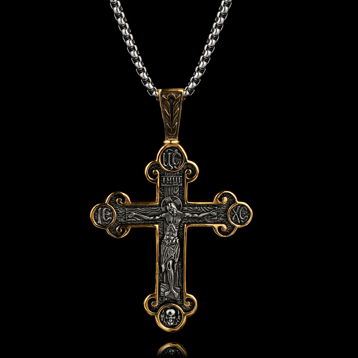 HOLY CROSS GOLD PENDANT | OUTLAWS.AMSTERDAM