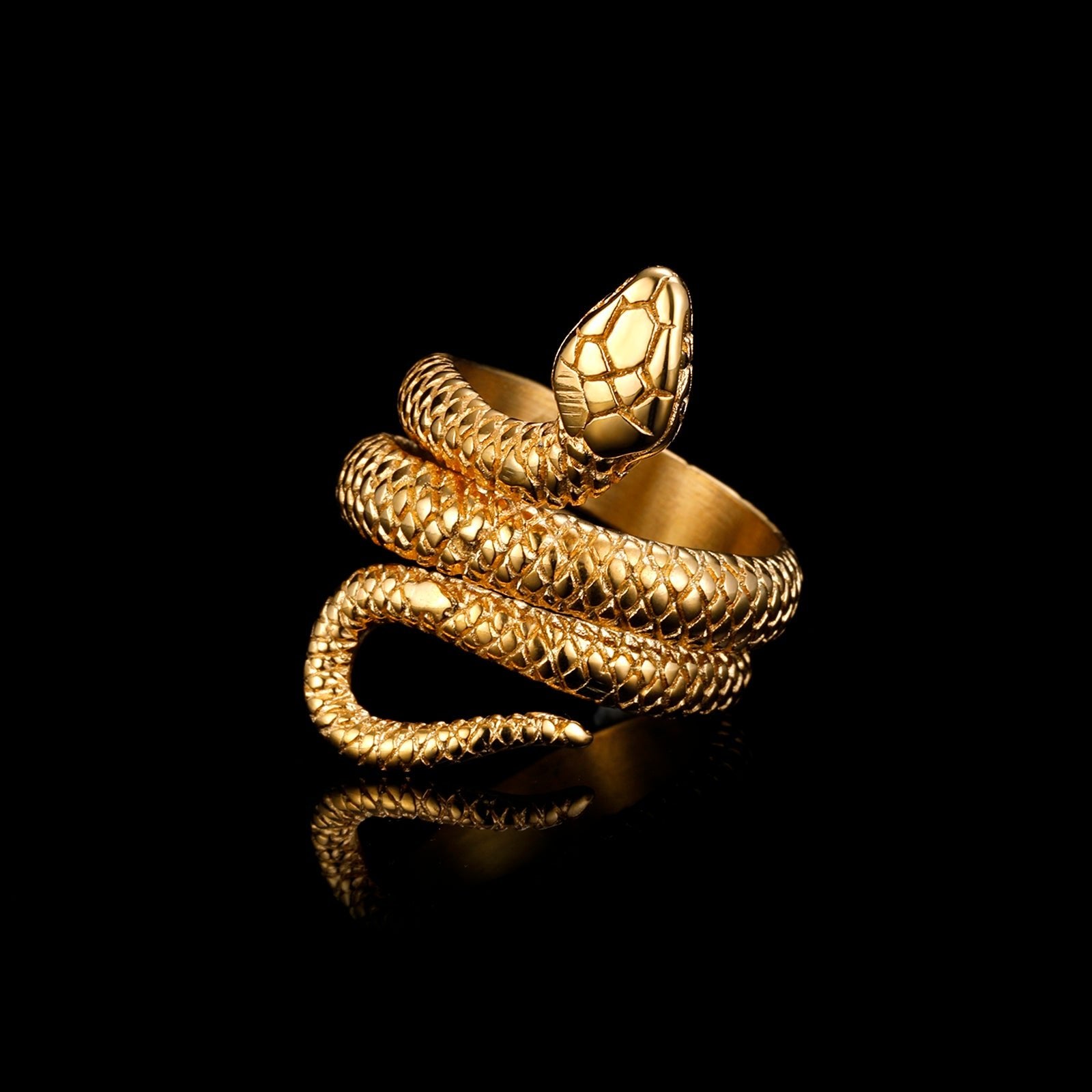Serpent Gold Ring | OUTLAWS Amsterdam